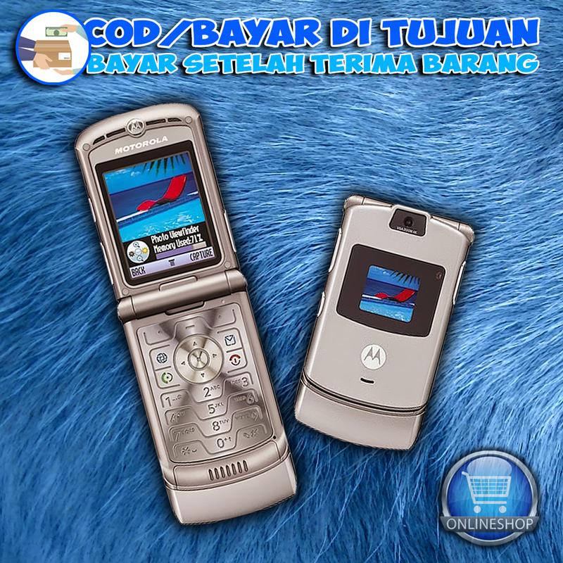 Motorola V3 Single Sim Lipat Jadul Bergaransi - Shop | Tokopedia