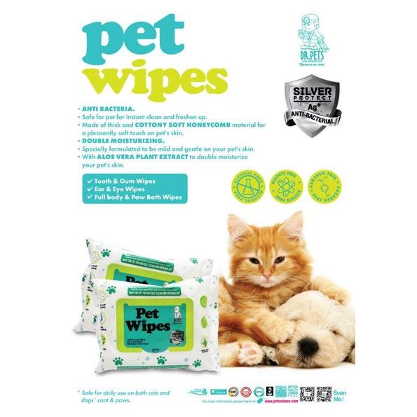 【ShopWithJoy】Original Dr. Pets Dogs Cats Wet Pet Wipes Tissues - TikTok ...
