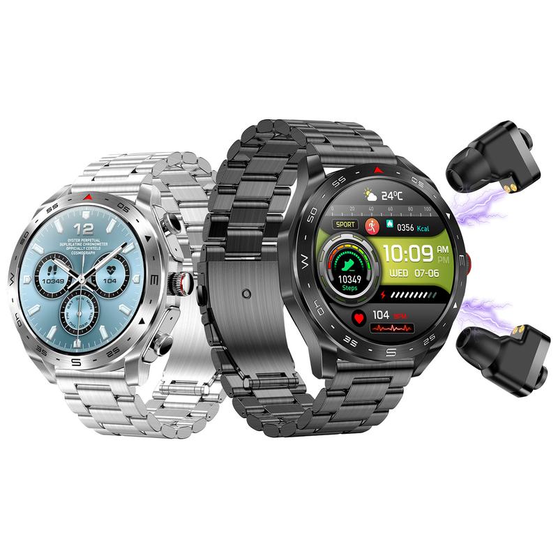 Jam Tangan Pintar, T95 Smart watch , 2 dalam 1, Dengan Fon Telinga ...