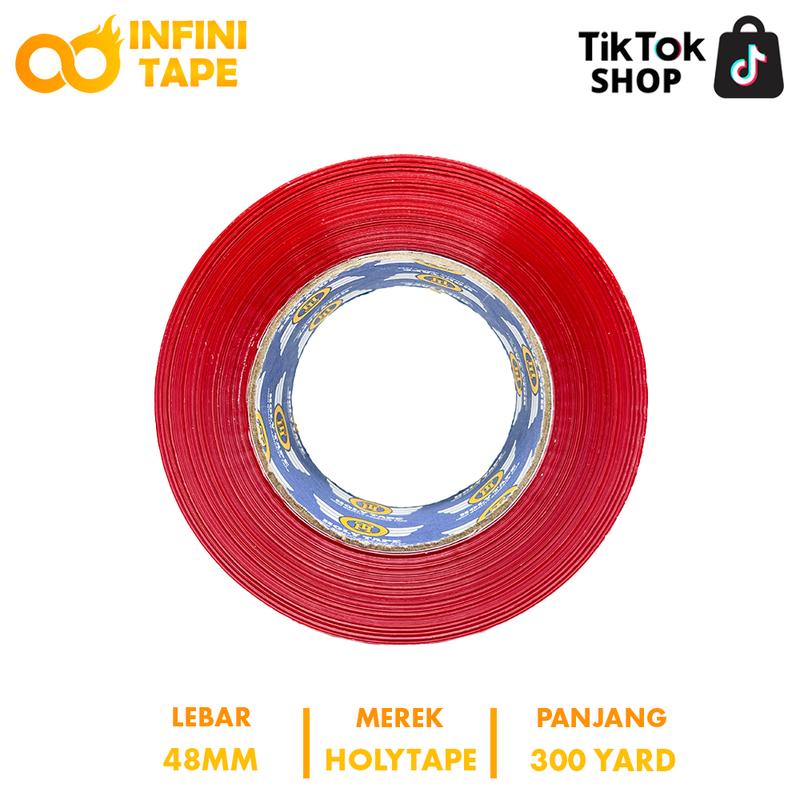 Holytape Lakban Fragile Merah Handle With Care Jangan Dibanting 48mm X ...