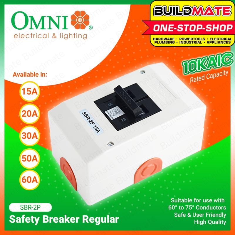 OMNI Electrical Safety Breaker Regular SBR-2P 50A •BUILDMATE• - TikTok ...