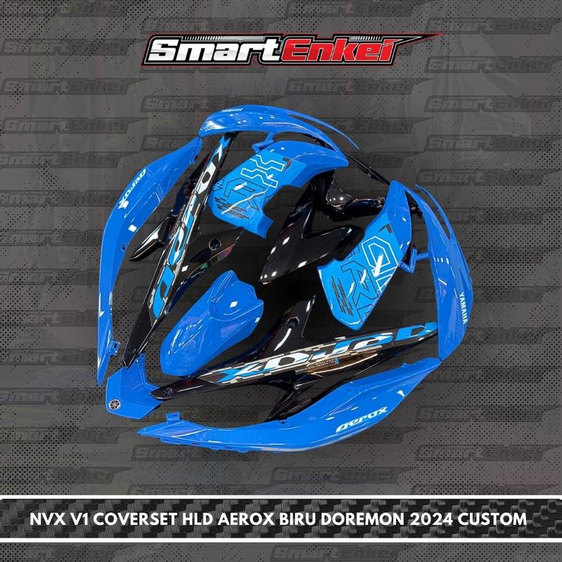 HLD-NVX V1 COVERSET HLD AEROX SKY BLUE 2024 CUSTOM - TikTok Shop Malaysia