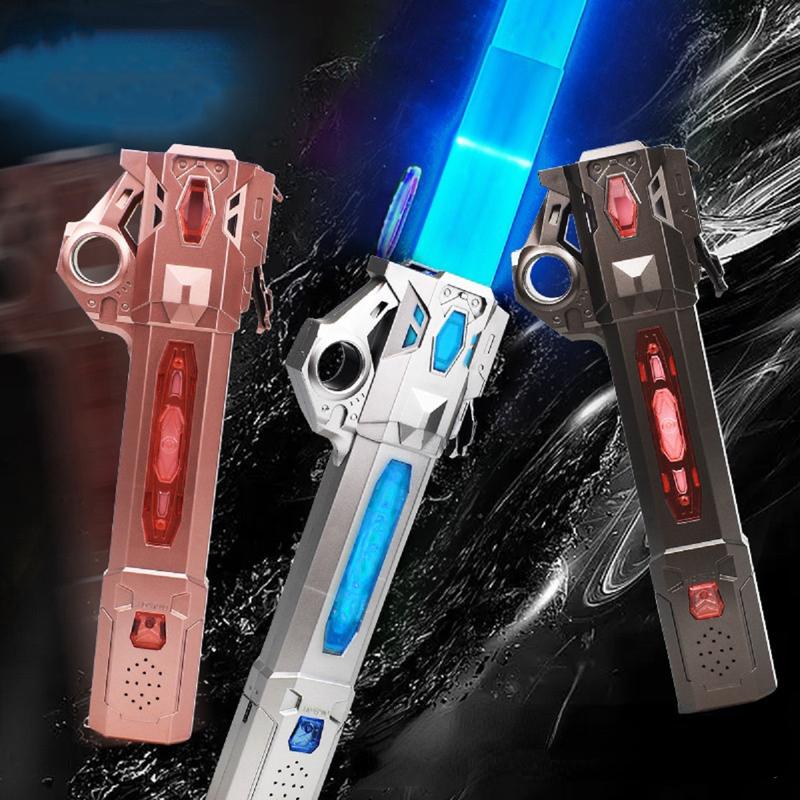 Light saber telescopic luminous sword finger rotating flash stick ...