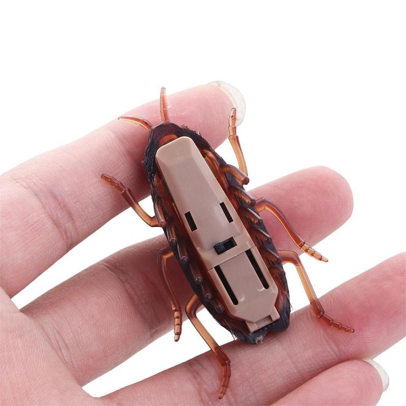 Funny Electronic Cockroach Toy with Battery For Kids Novelty Gag Toys ...