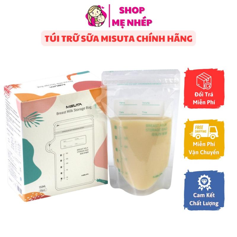 Túi trữ sữa MISUTA 150ml, 200ml, hộp 30 túi - TikTok Shop Vietnam