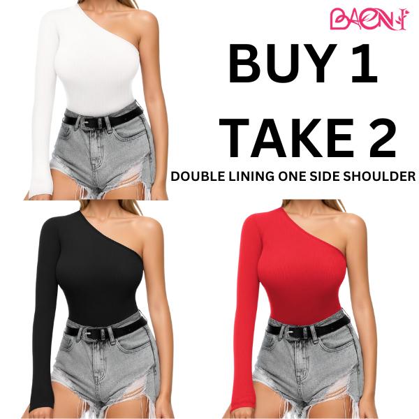 KAI One Side Long Sleeve Top BUY 1 TAKE 2 (Total of 3) Doubl - TikTok ...