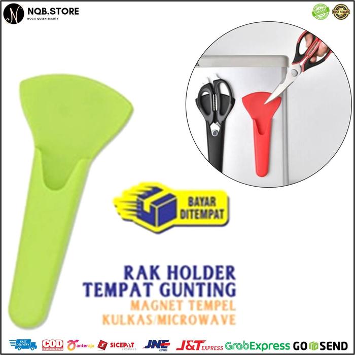 Jual Holder Tempat Penyimpanan Gunting Magnet Tempel Kulkas Dapur ...