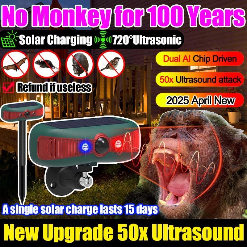[April New 50x Ultrasonic] Monkey Repellent Ultrasonic Refun - TikTok ...