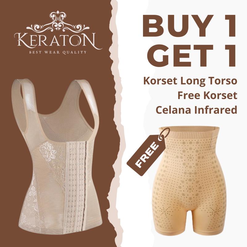 PROMO SPESIAL BUY 1 GET 1 KORSET LONG TORSO FREE KORSET CELANA - Shop ...
