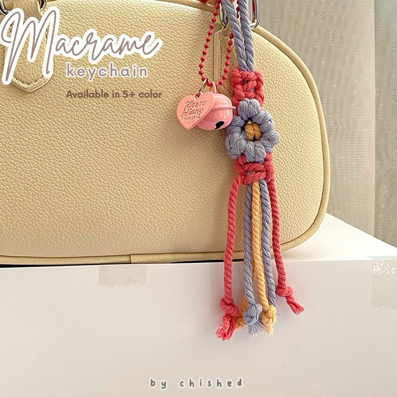 Gantungan Tas Tali Ikat Rumbai Bunga Lonceng/ Keychain Macrame/ - Shop ...