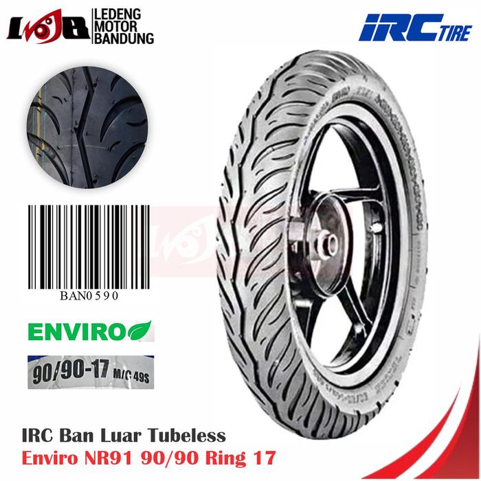 Jual IRC 90 90 17 ENVIRO NR 91 Ban Belakang Tubeless Motor Bebek Sport ...