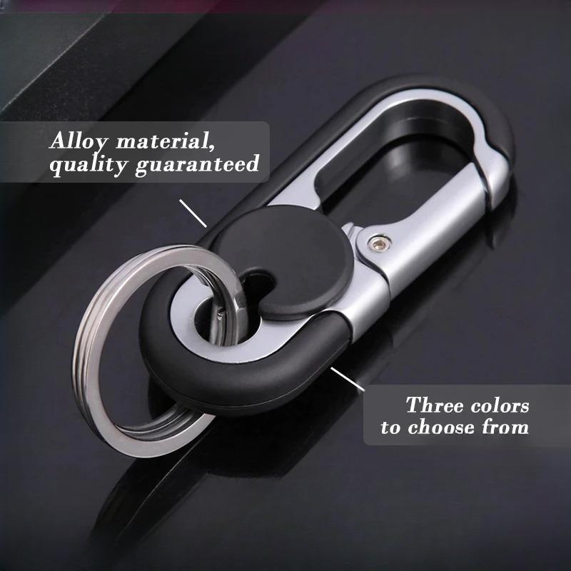 3 Color Motorcycle Key Chain Key Ring Metal Inlay Keychain Classic ...