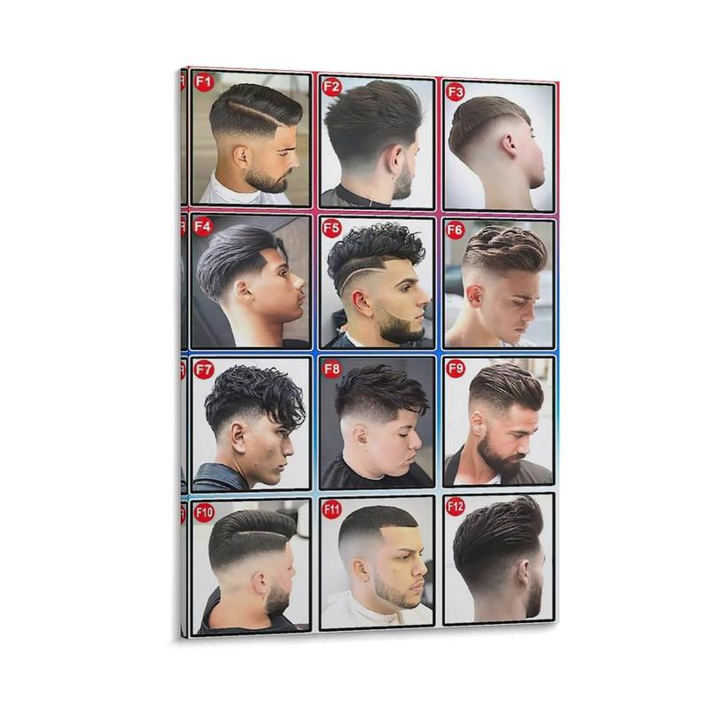 Barbershop Poster Collage Poster for Men's Haircuts Poster o - TikTok Shop