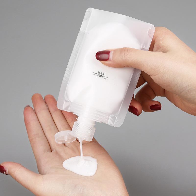 Travel packaging bag cosmetics lotion shower gel shampoo sample ...