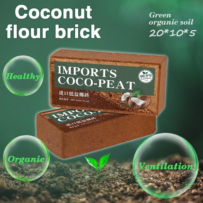Coconut brick nutrient soil, general purpose coir for raisin - TikTok ...