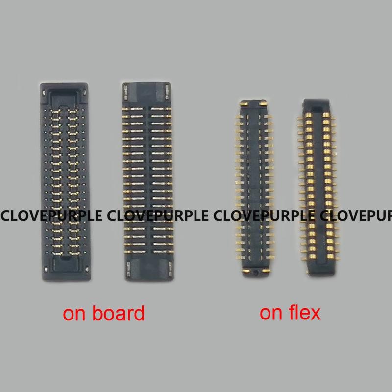 2X Lcd Display Screen Flex FPC Connector For Samsung Galaxy G6200 ...