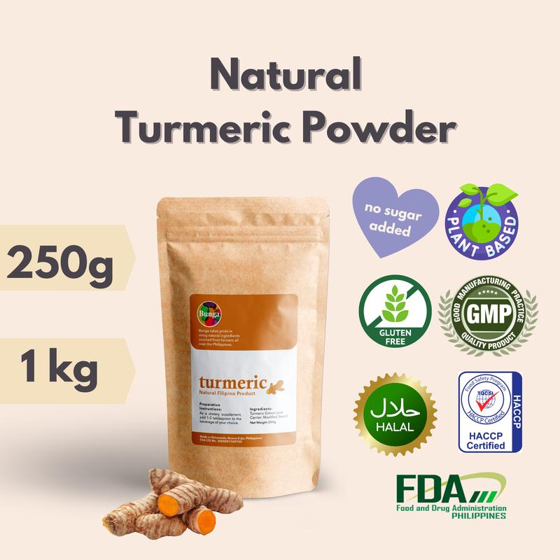 Bunga Natural Turmeric (Luyang Dilaw) Powder [100% Natural, 250 ...