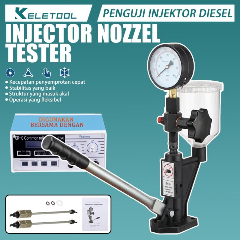 Keletool S60h Alat tester nozzle injector Noksel diesel rail - Shop ...