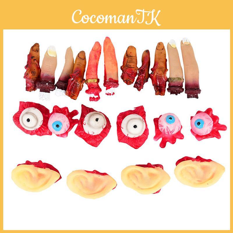 Halloween Dress Up Props With Realistic Ears Eyes And Severe - TikTok ...