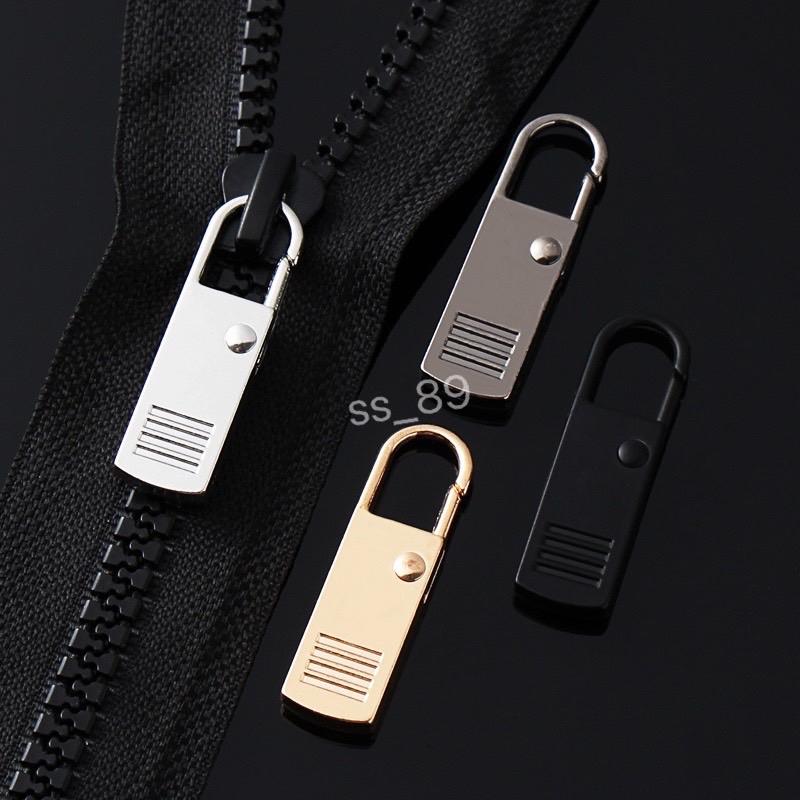 Kancing sleting jaket sleting holder kancing baju tas Black - Shop ...