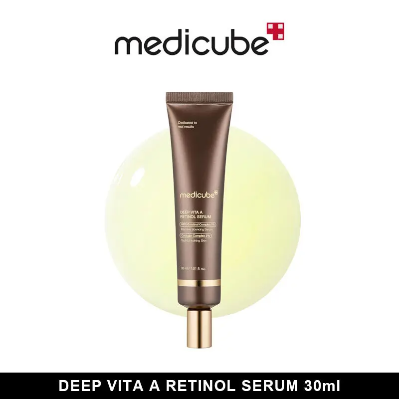Medicube DEEP VITA A RETINOL SERUM 30ml Niacinamide Sensitive Vitamin ...