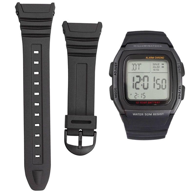 Gelang Jam Tangan Getah, untuk Casio W-96H, Aksesori Tali Ja - TikTok ...