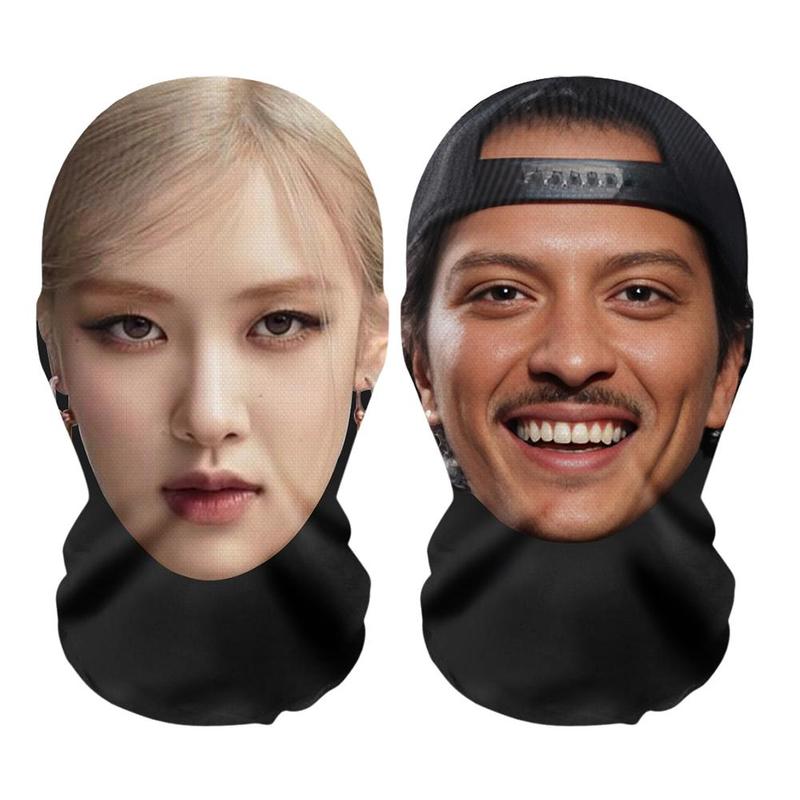 Funny Star APT ROSE MARS 3D Printed Seamless Kanye Face Mask - TikTok ...