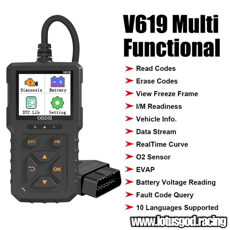 16 Pin OBD 2 Engine Check Light 02 Sensor Interface Scanner Plug ...