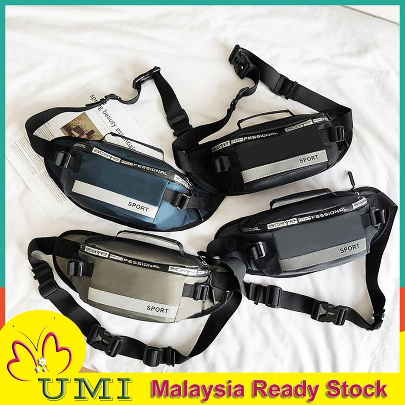 Ready Stock UMI USB2749 Korean Unisex Waist Bag Men Cross Body - TikTok ...