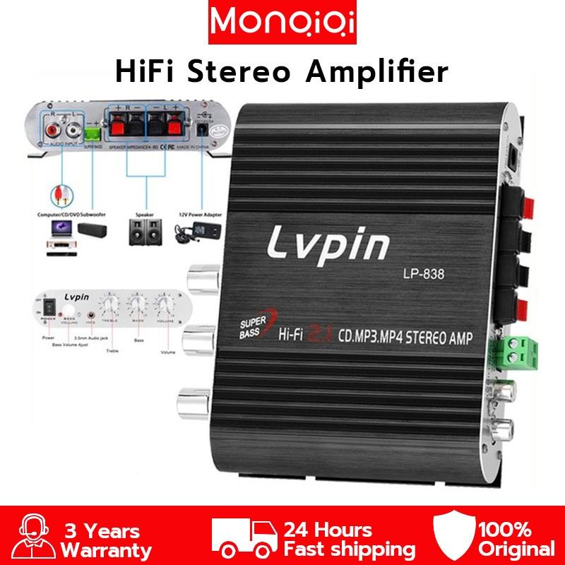 subwofer murah Ampli Mini HiFi Stereo Power Amplifier Treble Bass ...