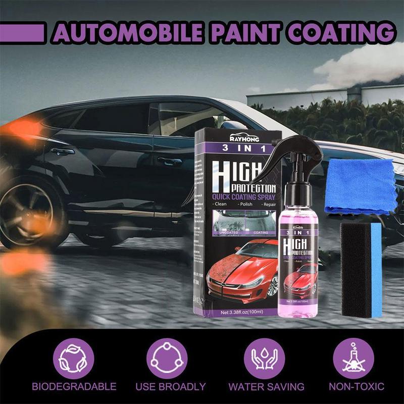 3-in-1 High Protection Fast Car Paint Spray Automatic Paint Coating ...