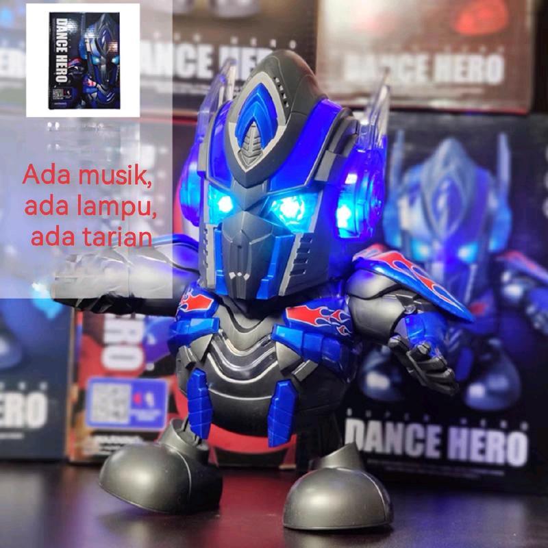 COD Optimus Prime Robot musik menari baru,mainan musik ringan,mainan ...