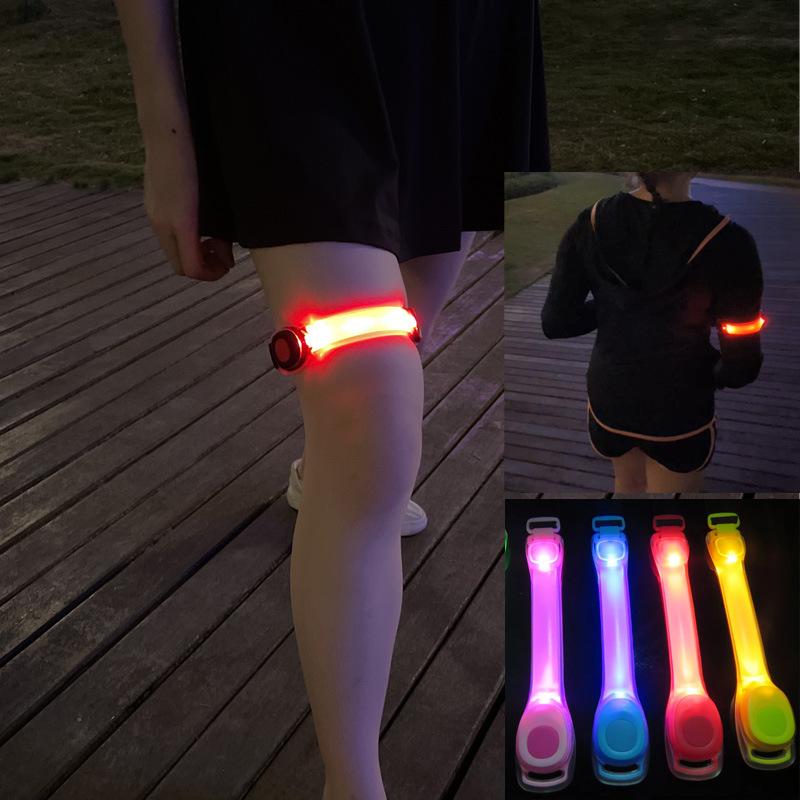 Night Running Armband LED Light Outdoor Sports USB Rechargeable ...