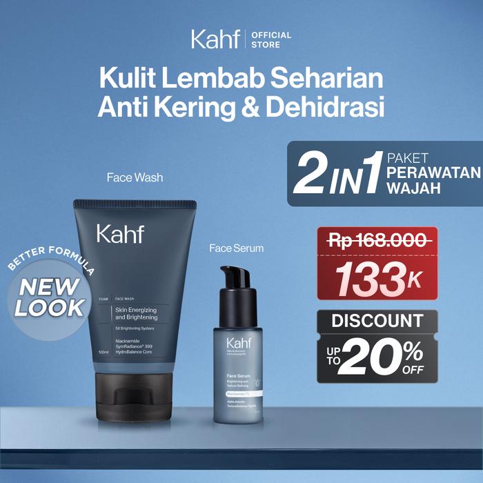 Promo [KAHF BUNDLE 2IN1 PAKET PERAWATAN WAJAH : SKINCARE UNTUK KULIT ...