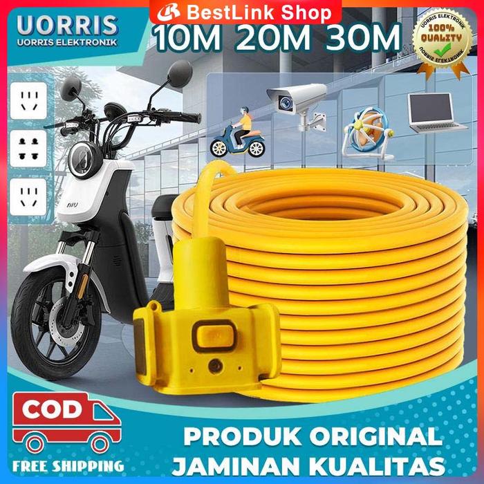 Promo 【BestLink Shop】 Kabel Listrik Gulungan Roll 30 Meter Sambungan ...