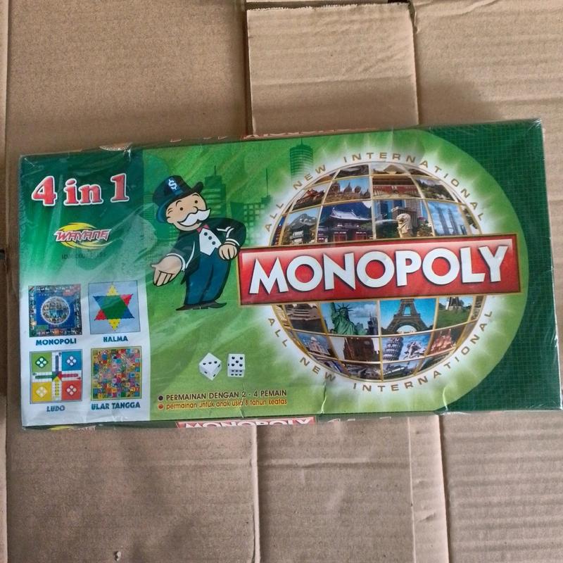 (4in1) PERMAINAN MONOPOLY WAYANG made in INDONESIA - Shop | Tokopedia