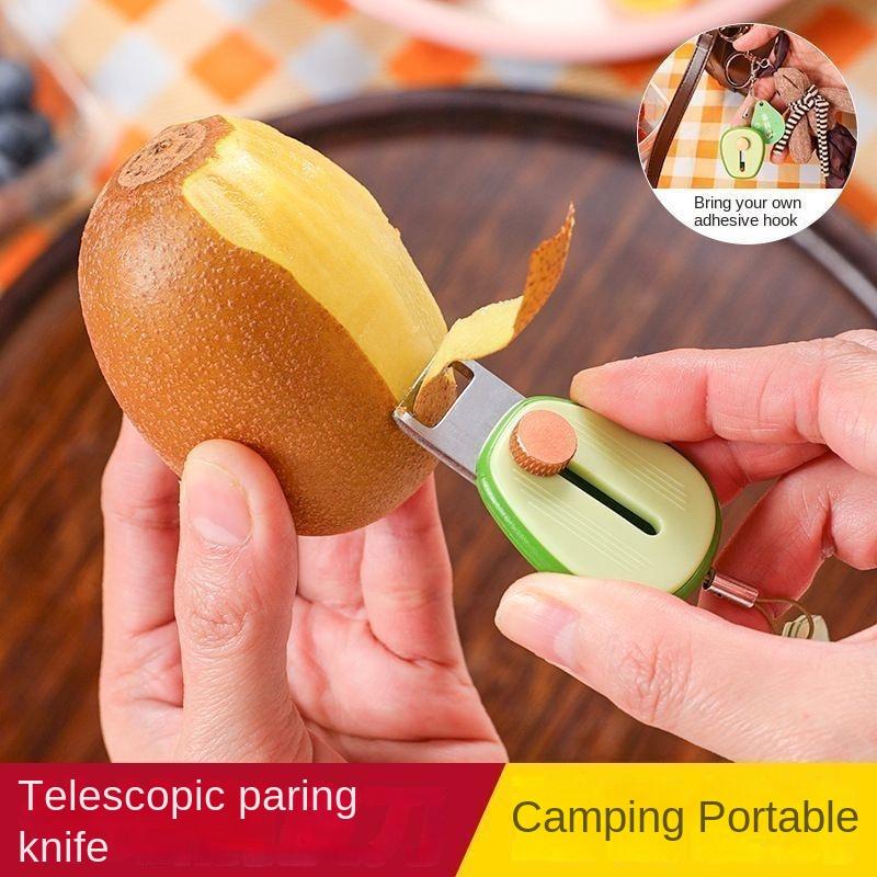 Portable Fruit Peeler Outdoor Travel Mini Peeler Telescopic Scraper ...