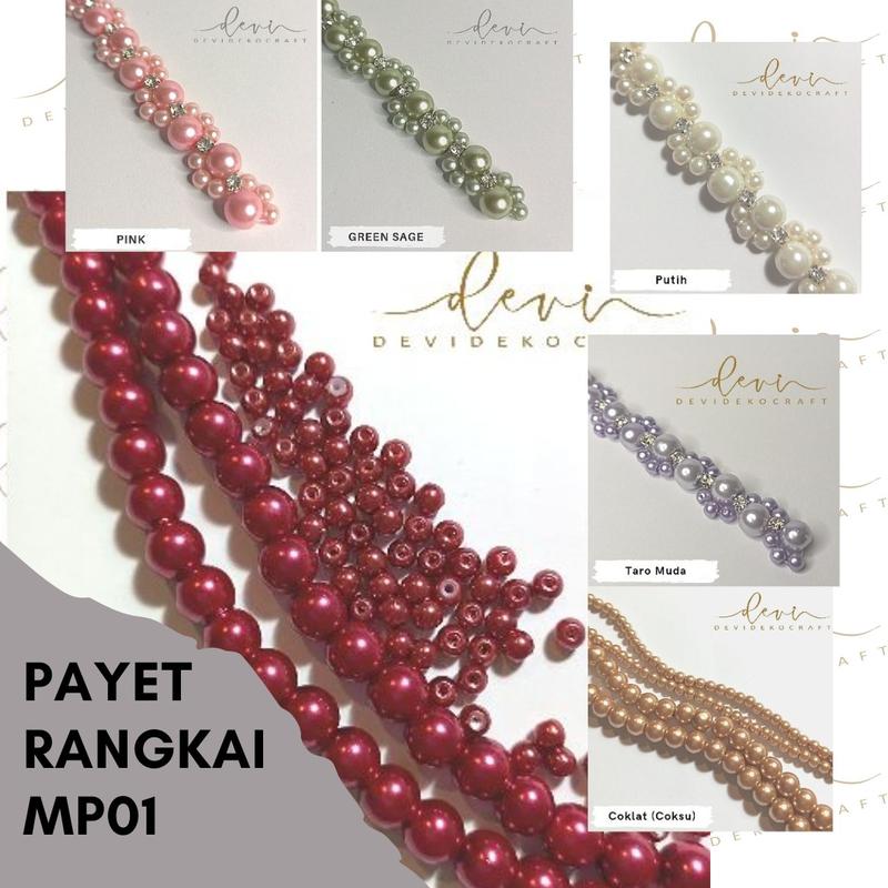 Payet Mutiara Rangkai Jahit, PM01 - Shop | Tokopedia