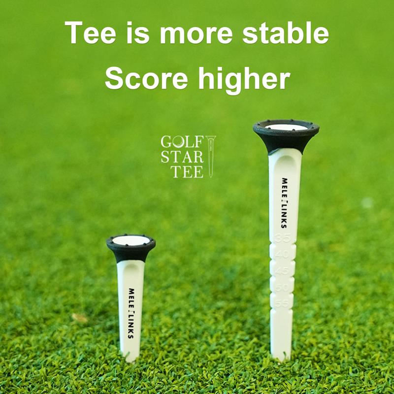 12 Pack Golf Tees Adjustable Plastic Tees Reduces Friction Side ...