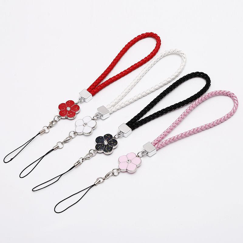 Lanyard Telefon Bimbit, Reka Bentuk Empat Daun, Pendakap Pendek, Sarung ...