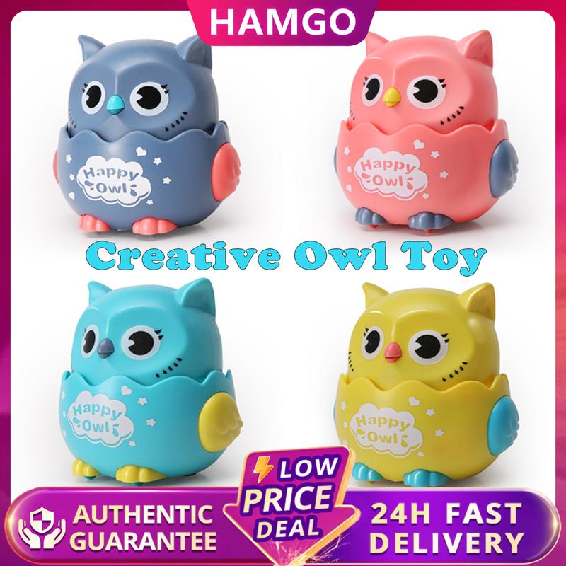Cartoon Owl Toys Press Little Owl Inertia Sliding Funny Kids - TikTok ...