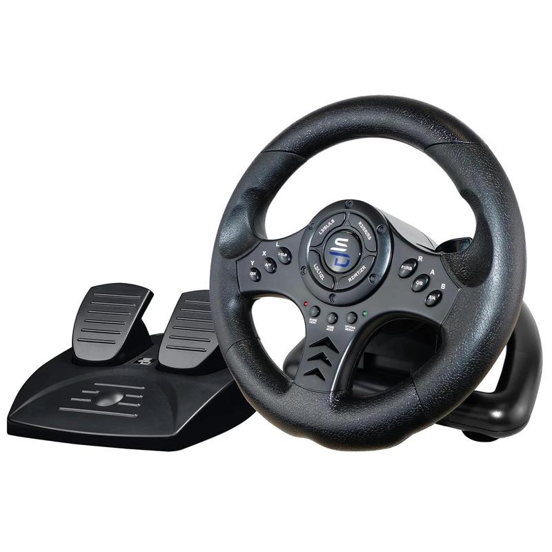 Superdrive SV450 racing steering wheel with Pedals and Shifters ...