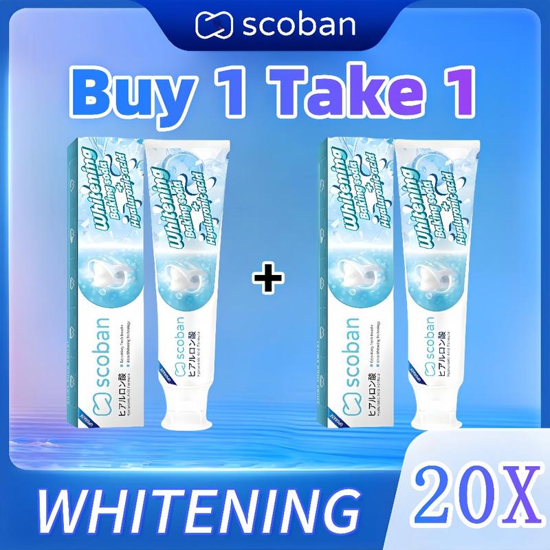 Buy 1 Take 1 Scoban Whitening Toothpaste Japan Hyaluronic Acid - TikTok ...