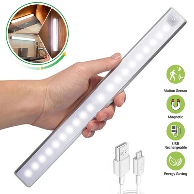 Adjustable Wireless Night Light LED Backlight Closet Night Lamp ...