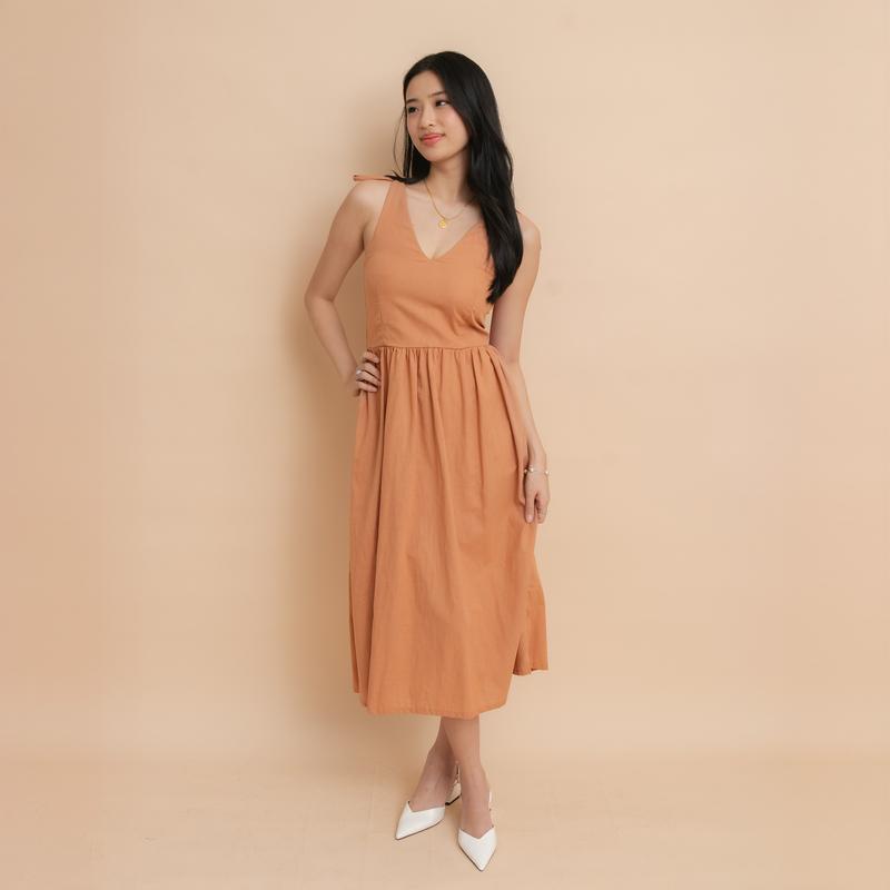 Hey Riley Malia Stylish Ribbon Tie Sleeveless Dress for Women - TikTok ...