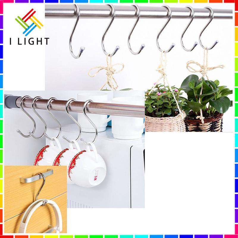 （Fast Delivery）S Hooks 7cm/8cm/12cm Stainless Steel Load-bearing ...