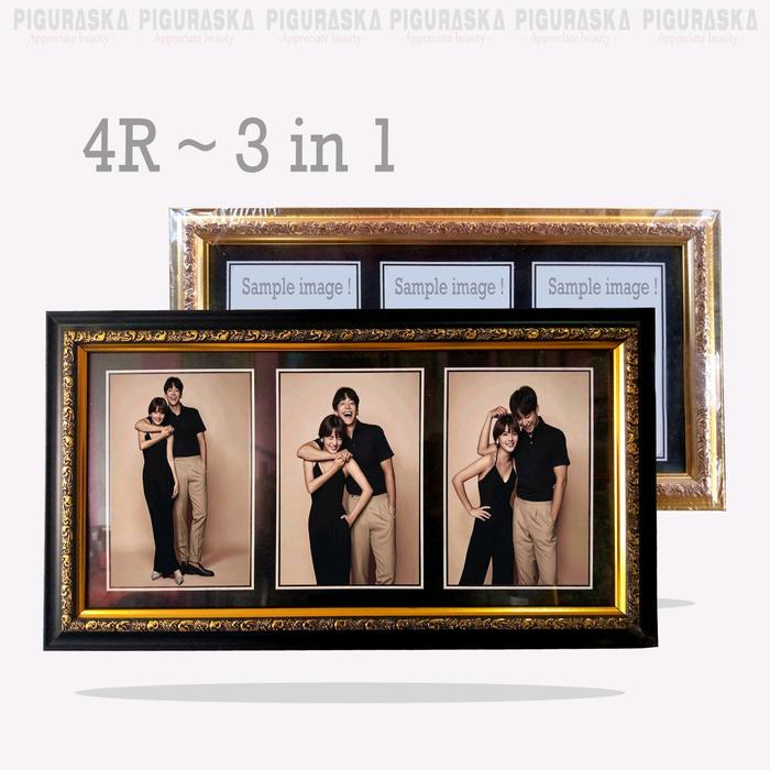 Jual Pigura Foto 4R Susun isi 3 - Pigora Gandeng 3 / Frame Horizontal ...