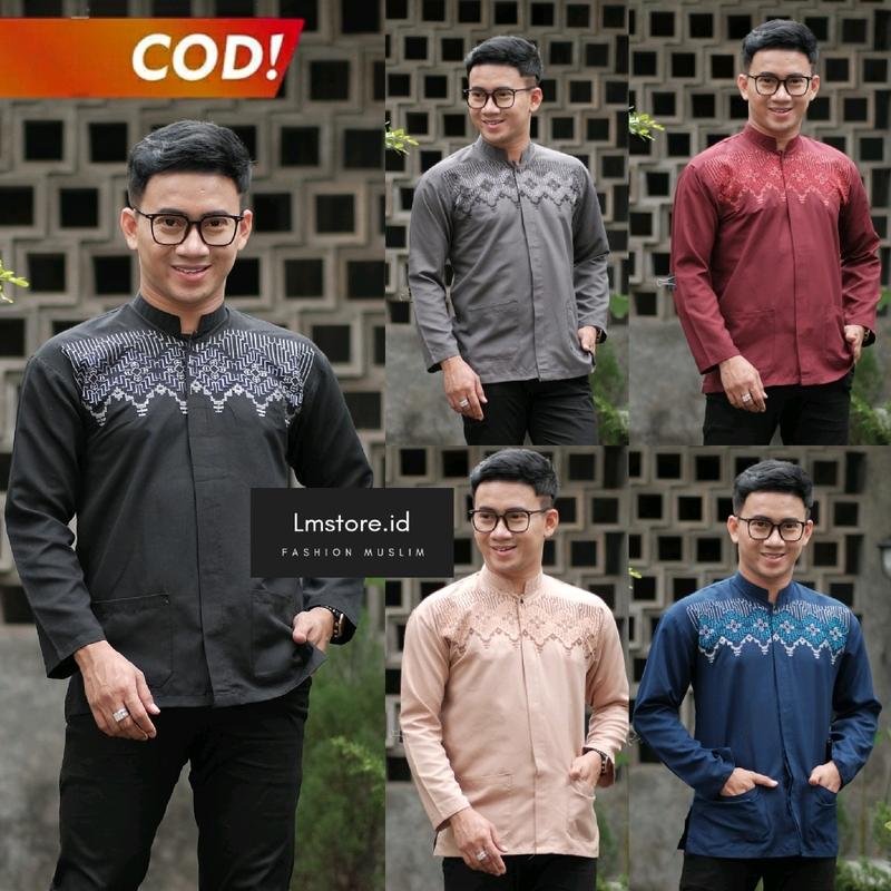 Baju Koko Dewasa Lengan Panjang Koko Pria Lengan Panjang Baj - Shop ...