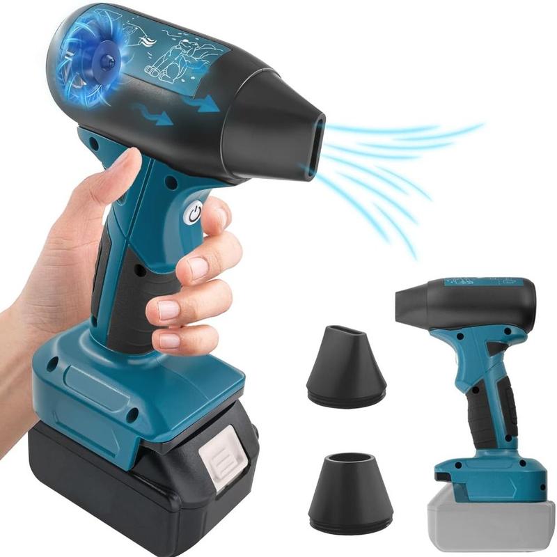 Portable 130000 RPM Jet Fan Mini Blower Mini 18V Cordless Ai - TikTok ...