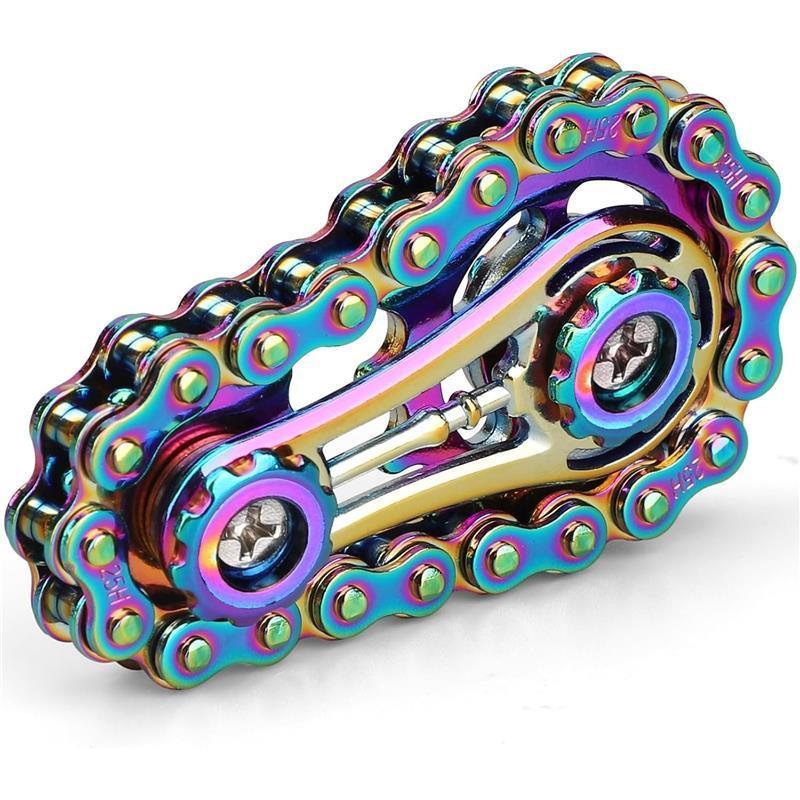 Cool Sprockets Hand Roller Fidget Chain Toys, Metal Fidget Spinner ...